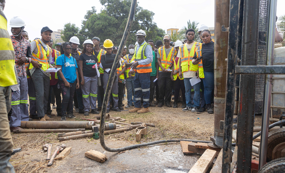Geological Engineering Students Gain Hands-On Experience in Rotary Drilling | Kwame Nkrumah ...